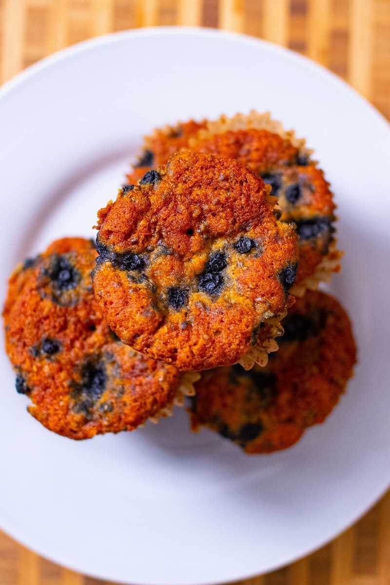 Blueberry Chia Muffins - Chef Abbie Gellman MS, RD, CDN